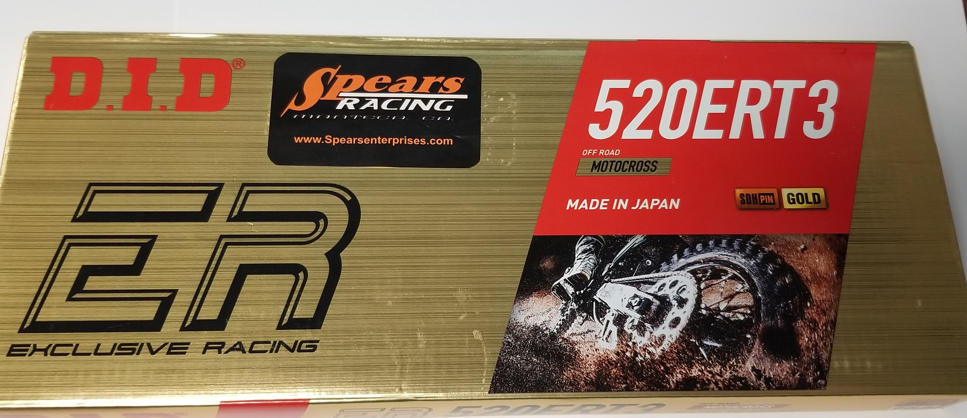 DID 520 ERT3 Chain Racing Drive Chain Spears Racing