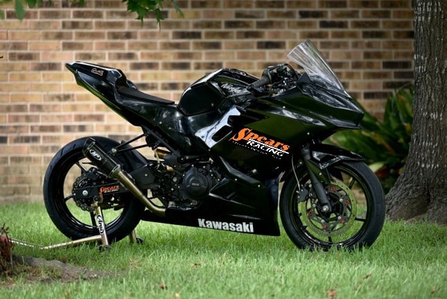 Kawasaki Ninja EX400 Lacomoto Upper Fairing Black 2018/2019